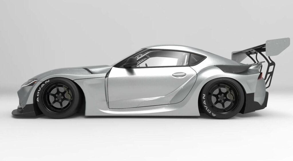 HKS 2020-2022 Toyota Supra GR Premium Body Kit w/ FRP GT Rear Mounted ...