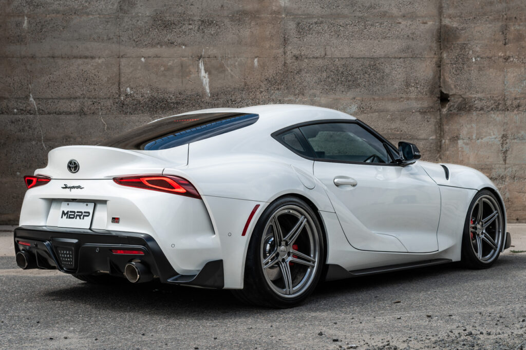 MBRP 2020-2022 Toyota Supra GR 3.0L Stainless Steel 3″ Carbon Fiber ...
