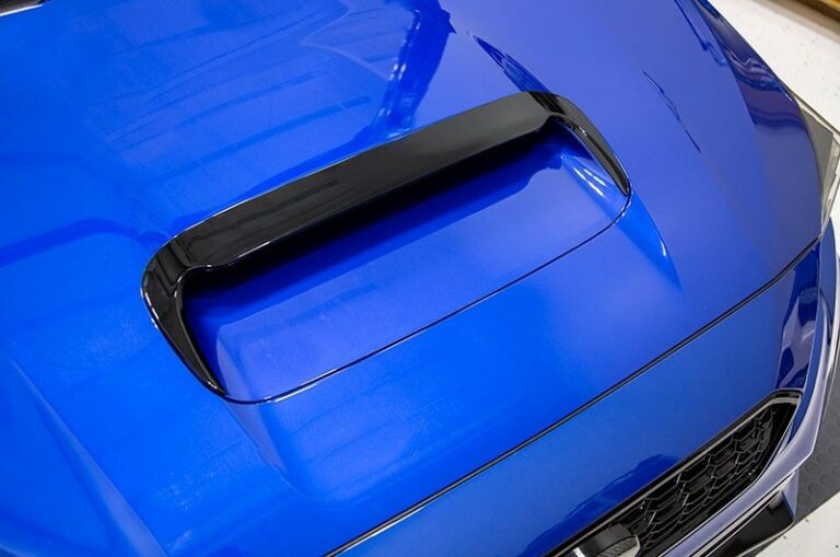 OLM 2015-2021 Subaru WRX / STI V1.1 Carbon Fiber Hood Scoop Extension ...