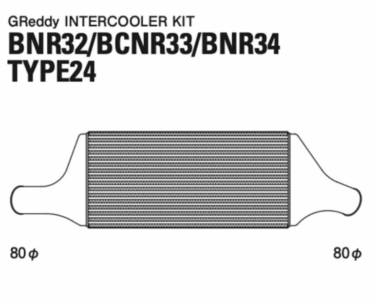 GReddy 1989-1994 Nissan Skyline GTR R32 BNR32 | BCNR33 | BNR34 Type 24F Intercooler Kit - BCB ...