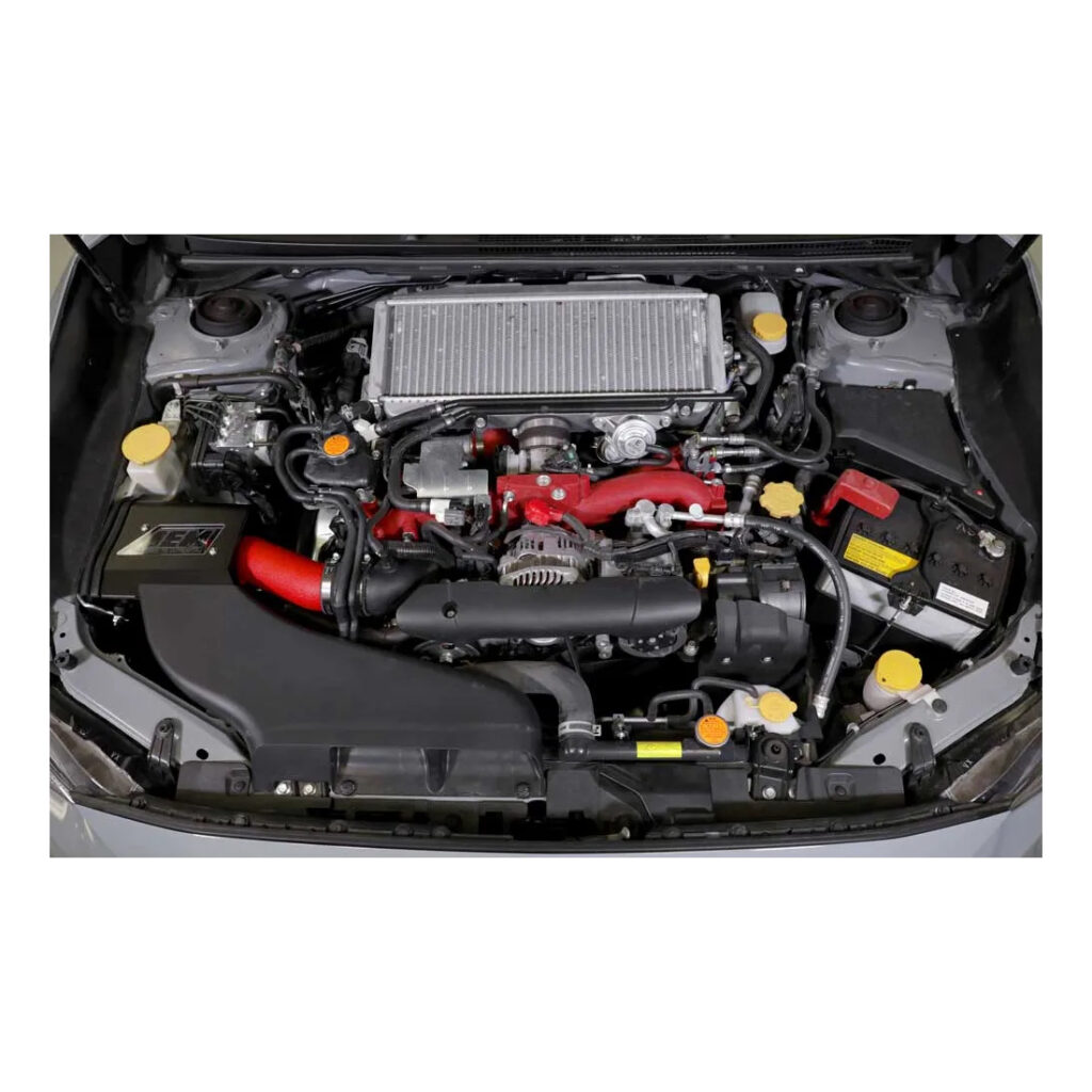 AEM 2019-2021 Subaru WRX / STI 2.5L Cold Air Intake - Wrinkle Red - BCB ...