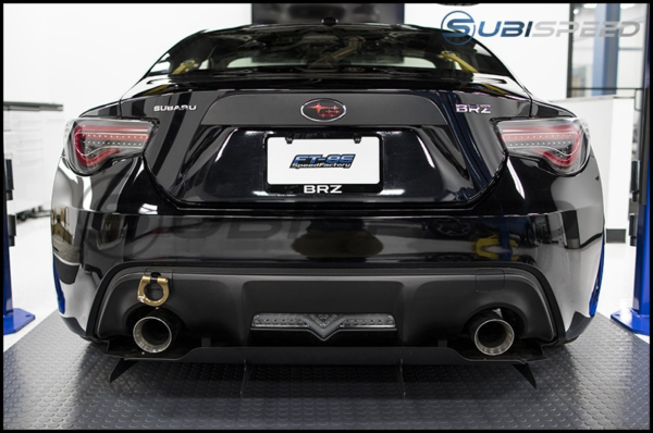 OLM 2013-2016 Subaru BRZ / FRS Matte Dry Carbon Fiber Trunk Garnish Lip ...
