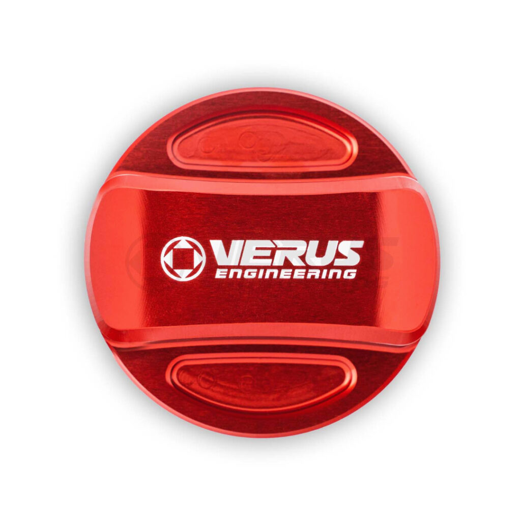 Verus 2020+ Toyota Supra Anodized Red Fuel Cap Cover - BCB Performance