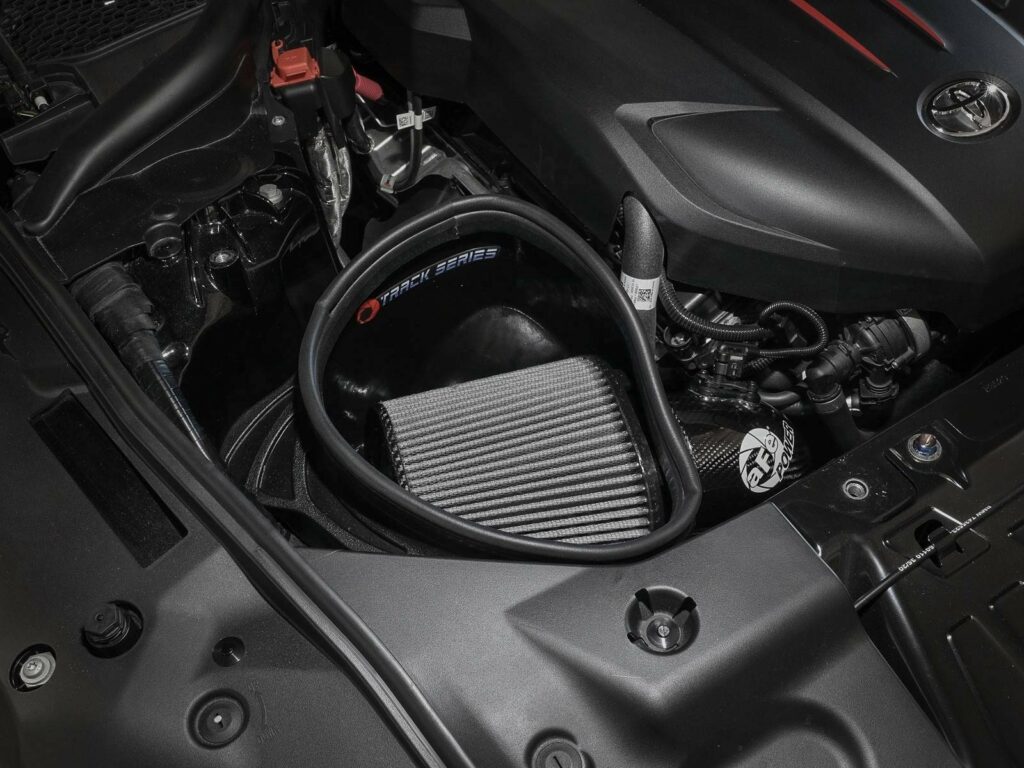 aFe 2020-2023 Toyota Supra GR Carbon Fiber Track Series Cold Air Intake ...
