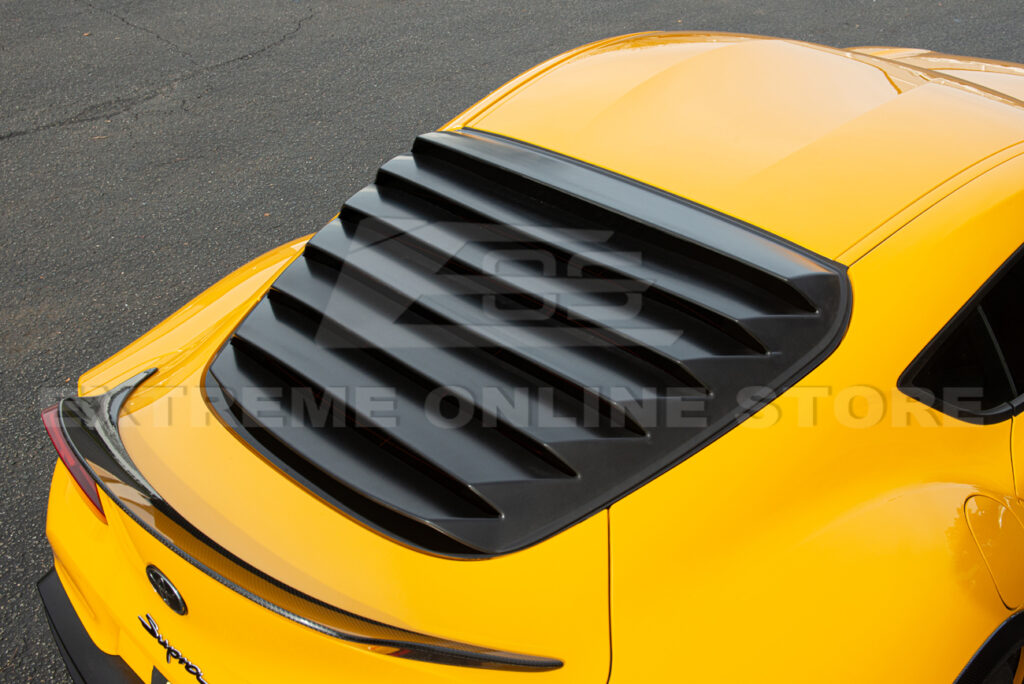 Extreme Online Store 2020-2024 Toyota Supra Rear Window Louver - Matte ...