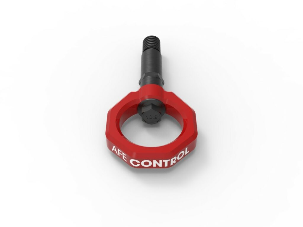 aFe 2020-2023 Toyota Supra Control Rear Tow Hook - Red - BCB Performance